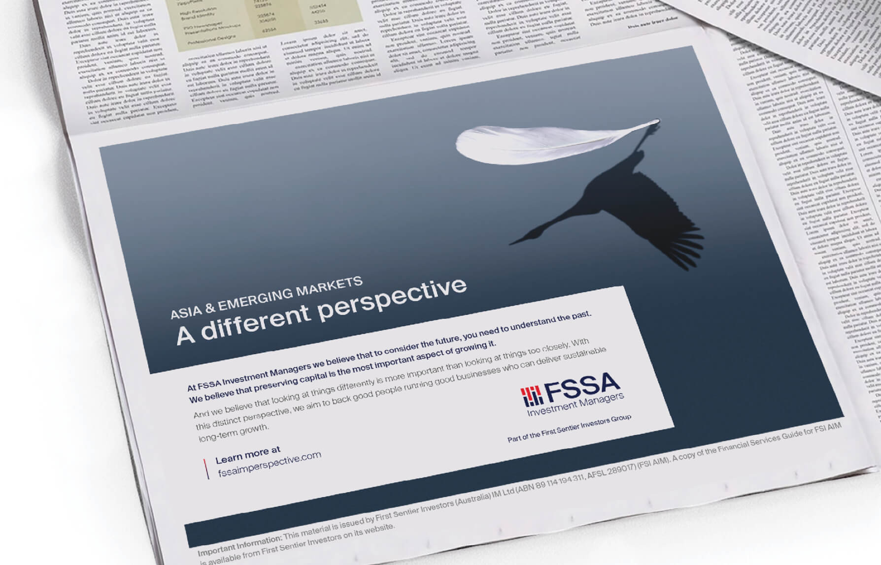 FSSA Investment Managers RADAR Advertising Agency Sydney
